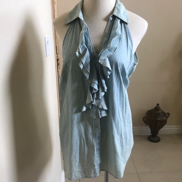 INC International Concepts | Tops | Inc Denim Top | Poshmark